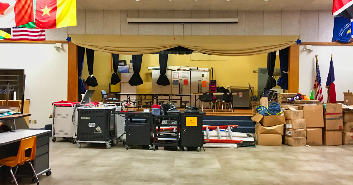 Rent Cafeteria w/ Stage in Austin